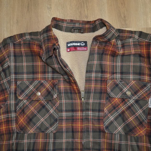 Wolverine | Jackets & Coats | New Mens Wolverine Marshall Flannel Shirt ...